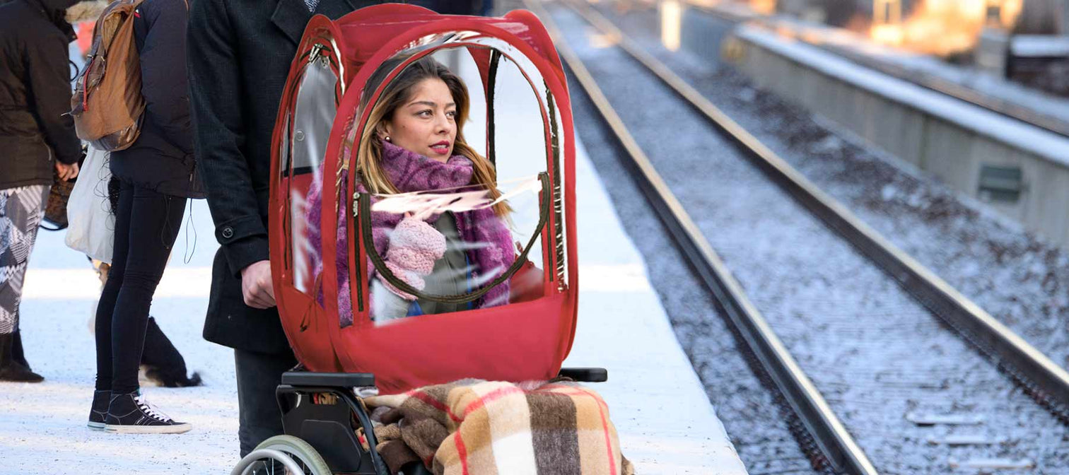 Wearable Wheelchair Pods & Tents | Under the Weather